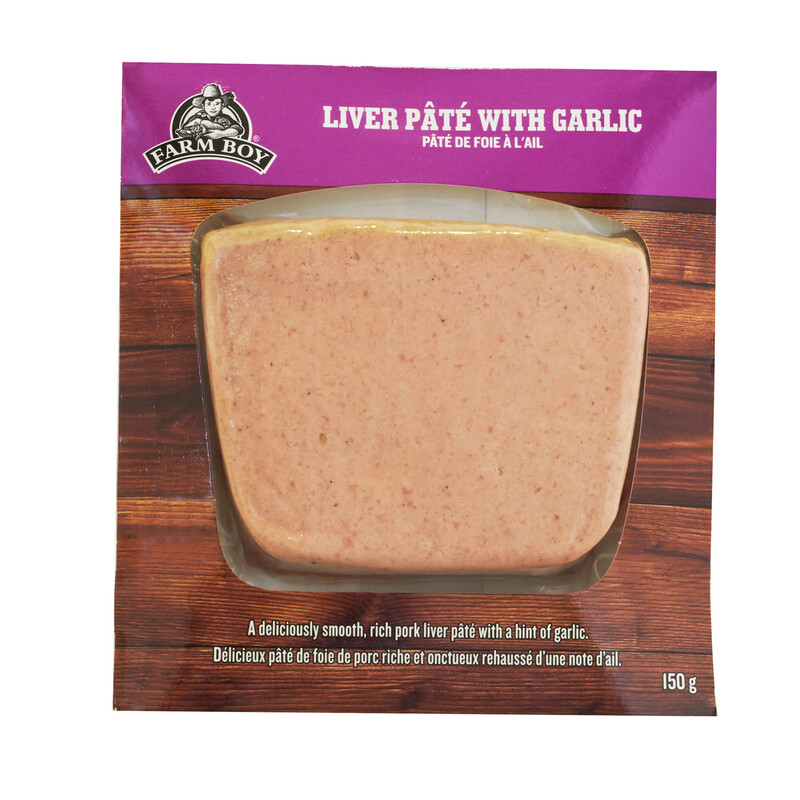 Farm Boy Meat Pâté Liver With Garlic 150 g - Voilà Online Groceries ...