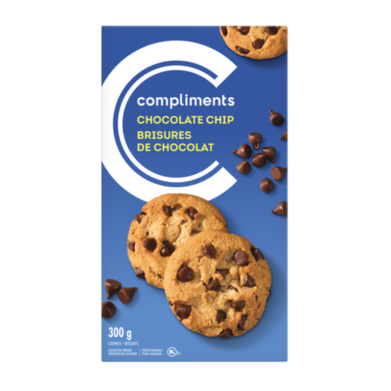 Compliments Cookies Chocolate Chip 300 g - Voilà Online Groceries & Offers