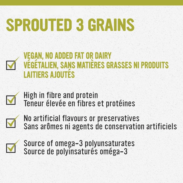 Stonemill Bakehouse Honest Wellness Sprouted 3 Grains Bread 454 g ...
