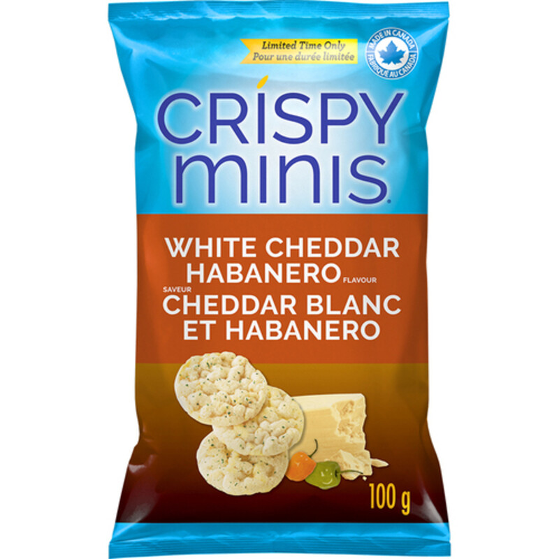 Quaker Crispy Mini Rice Chips White Cheddar Habanero 100 g - Voilà ...