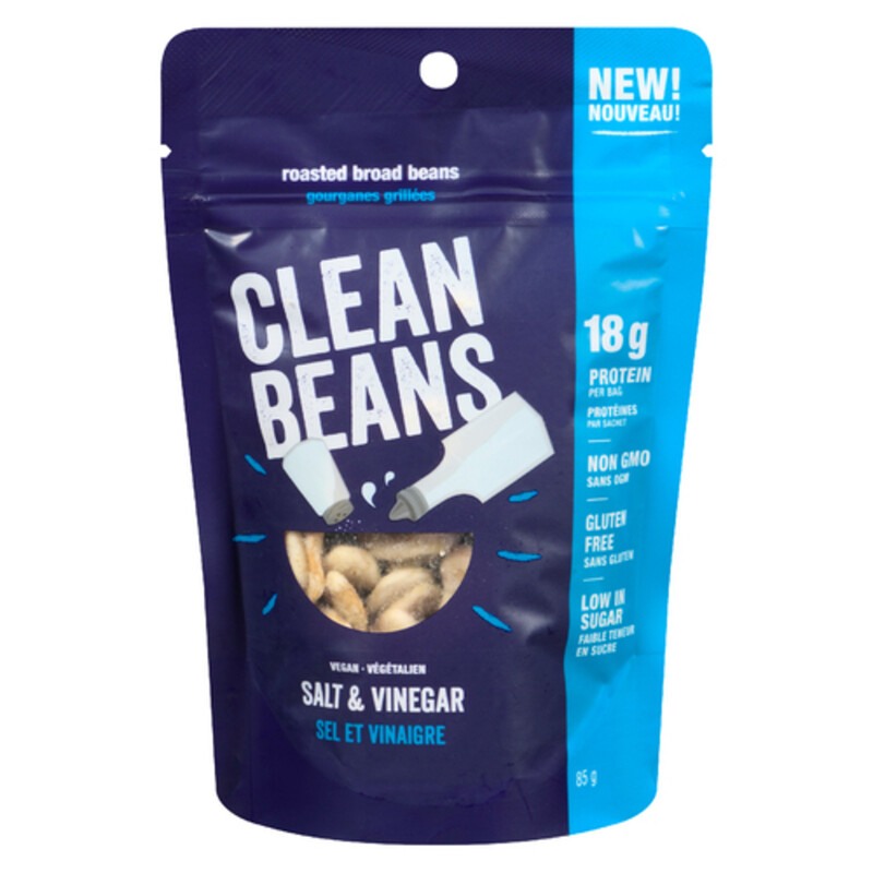 Nutraphase Gluten-Free Vegan Clean Beans Salt & Vinegar 85 g - Voilà Online Groceries & Offers