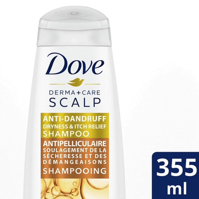 Dove Derma+Care Scalp Anti-Dandruff Shampoo Dryness & Itch Relief 355 ...