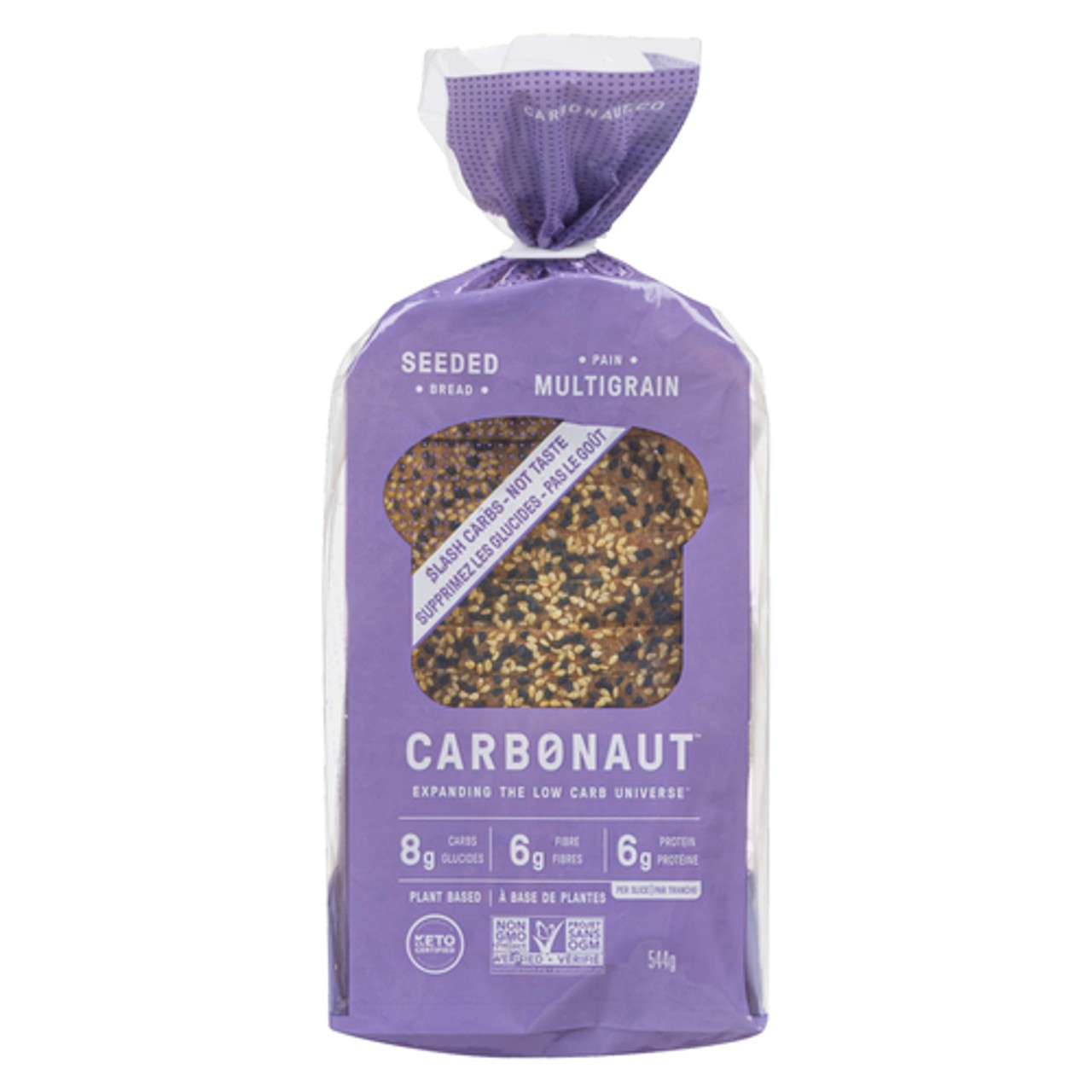 Carbonaut Plant Based Seeded Bread Multigrain 544 g (frozen) - Voilà ...