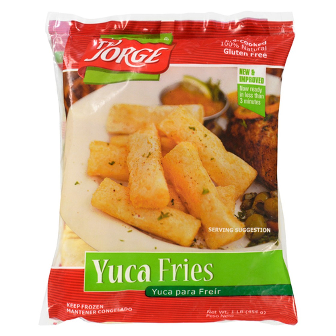 Tio Jorge Frozen Pre-Cooked Cassava 454 g - Voilà Online Groceries & Offers