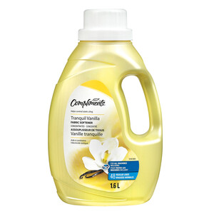 Compliments Fabric Softener Tranquil Vanilla 1.6 L - Voilà Online ...