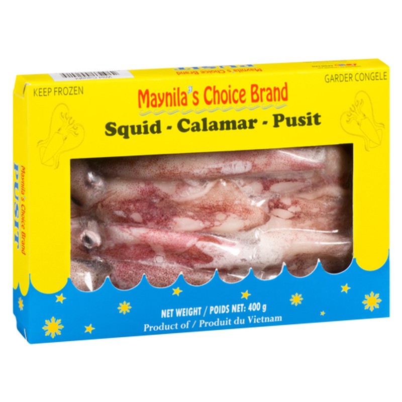 Maynila's Choice Frozen Squid In Box 400 g - Voilà Online Groceries ...