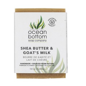 Ocean Bottom Soap Company Shea Butter & Goat's Milk Soap -Unscented 1 x ...