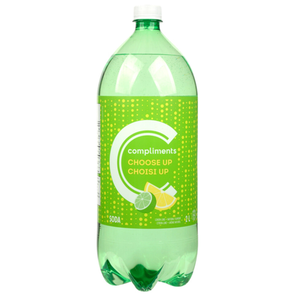 Compliments Soft Drink Choose Up Lemon Lime 2 L (bottle) - Voilà Online ...