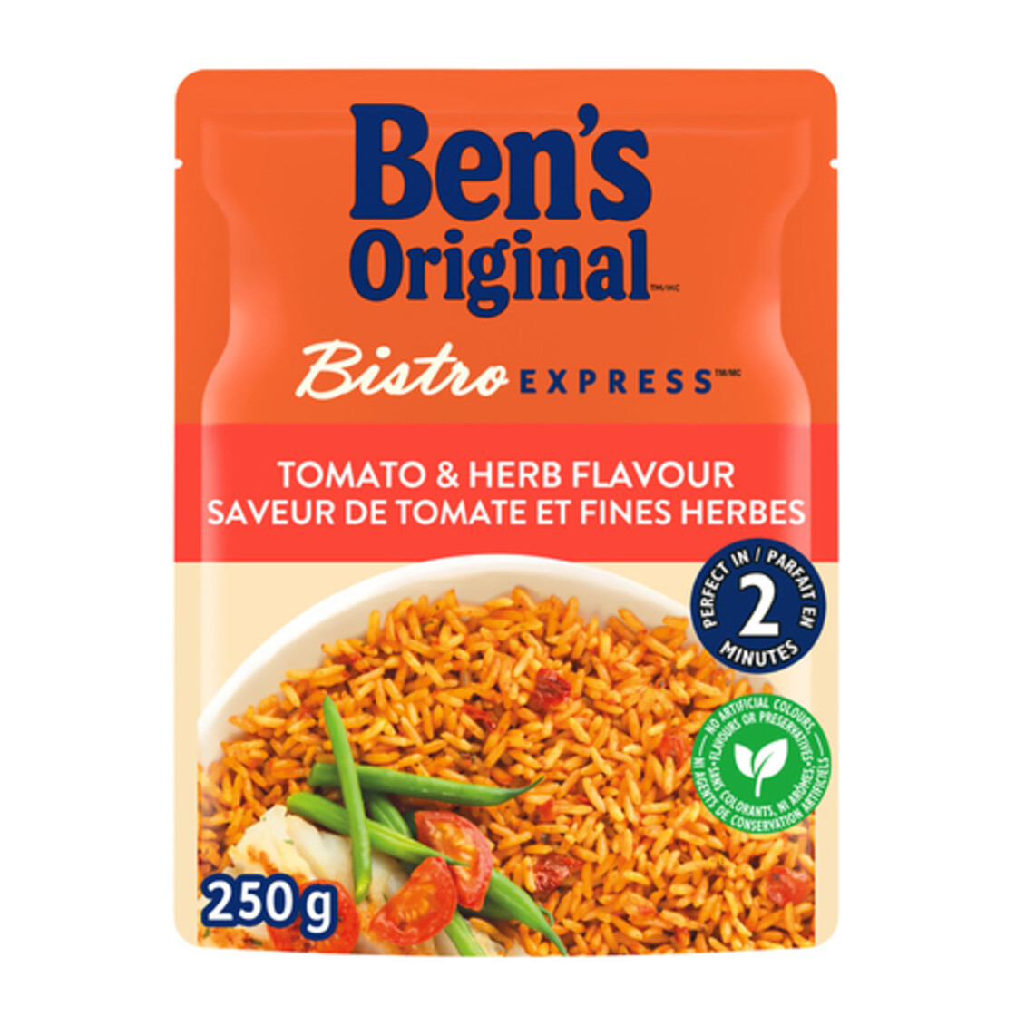 Ben's Original Bistro Express Rice Tomato & Herb Side Dish 250 g ...