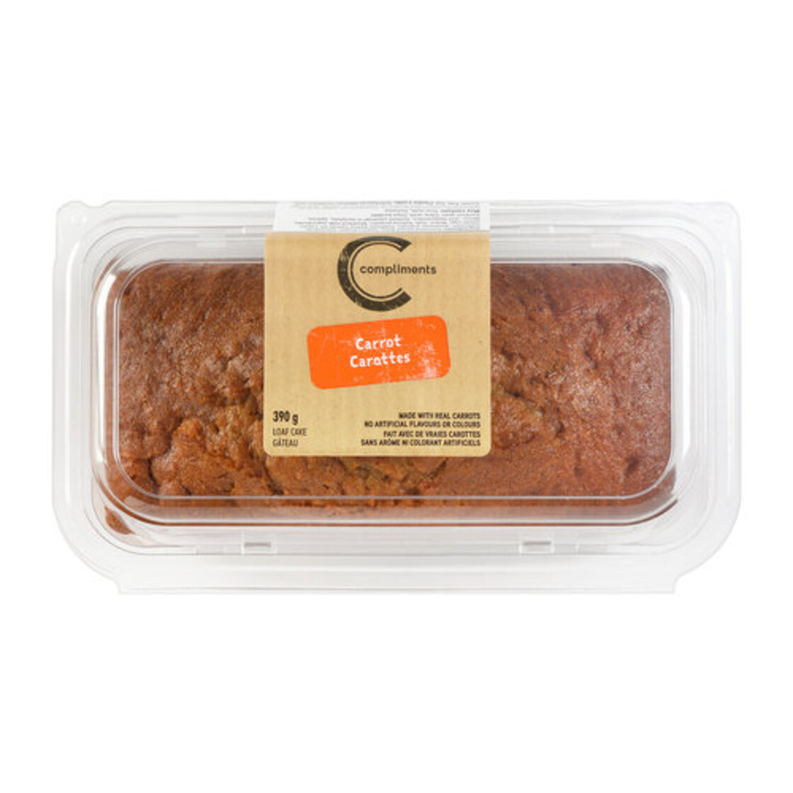 Compliments Loaf Cake Carrot 390 g - Voilà Online Groceries & Offers