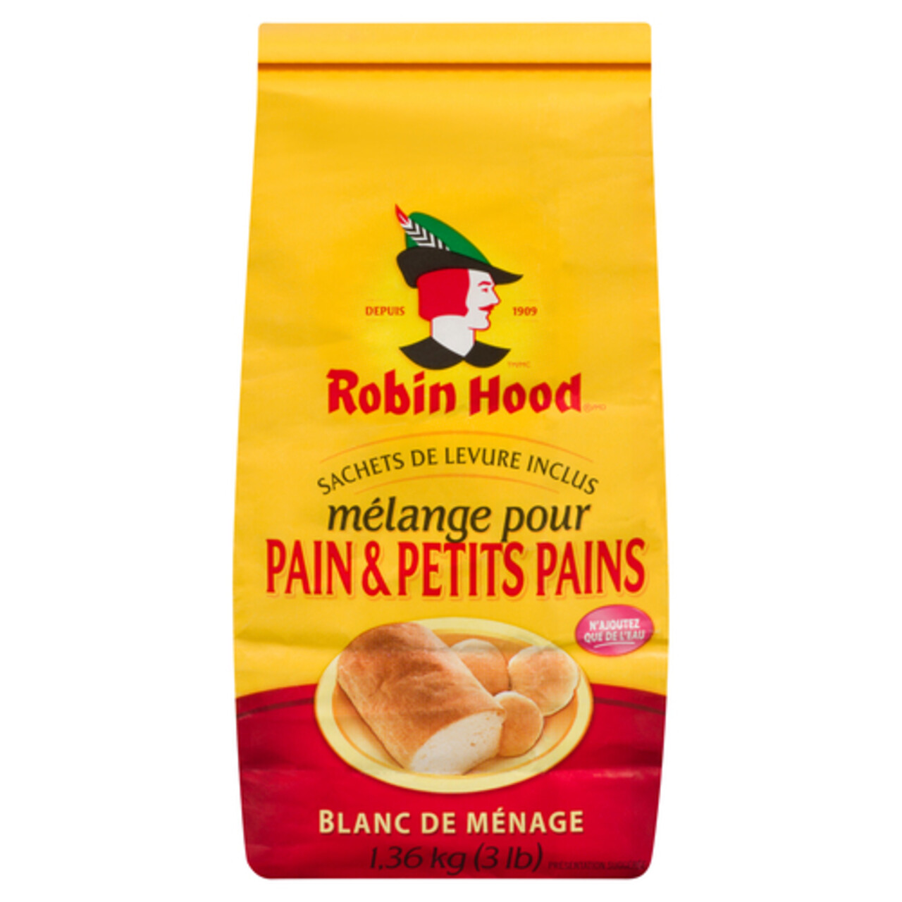 Robin Hood Homestyle White Bread & Roll Mix 1.36 kg - Voilà Online ...