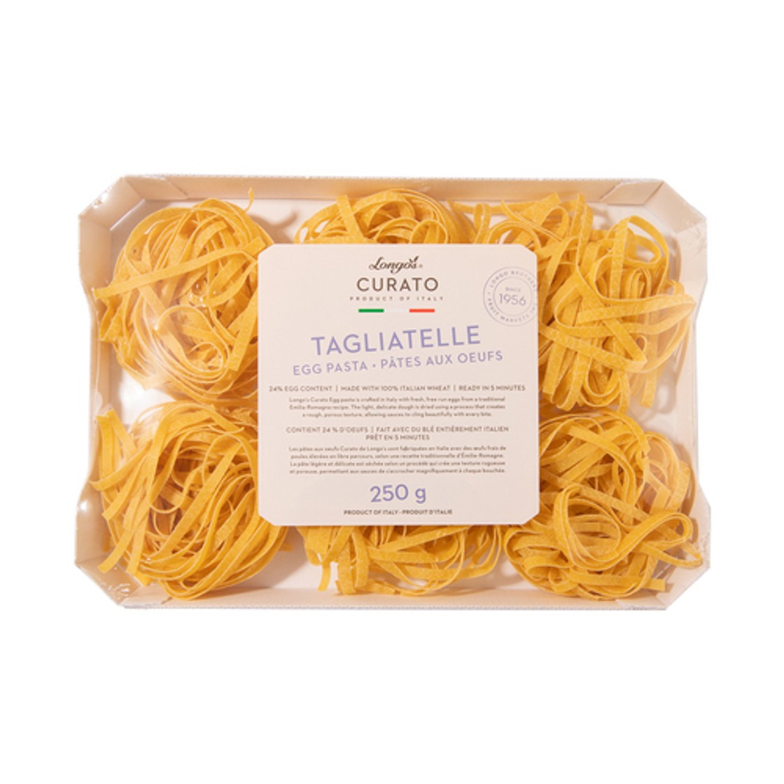 Longo's Curato Egg Nest Pasta Tagliatelle 250 g - Voilà Online ...