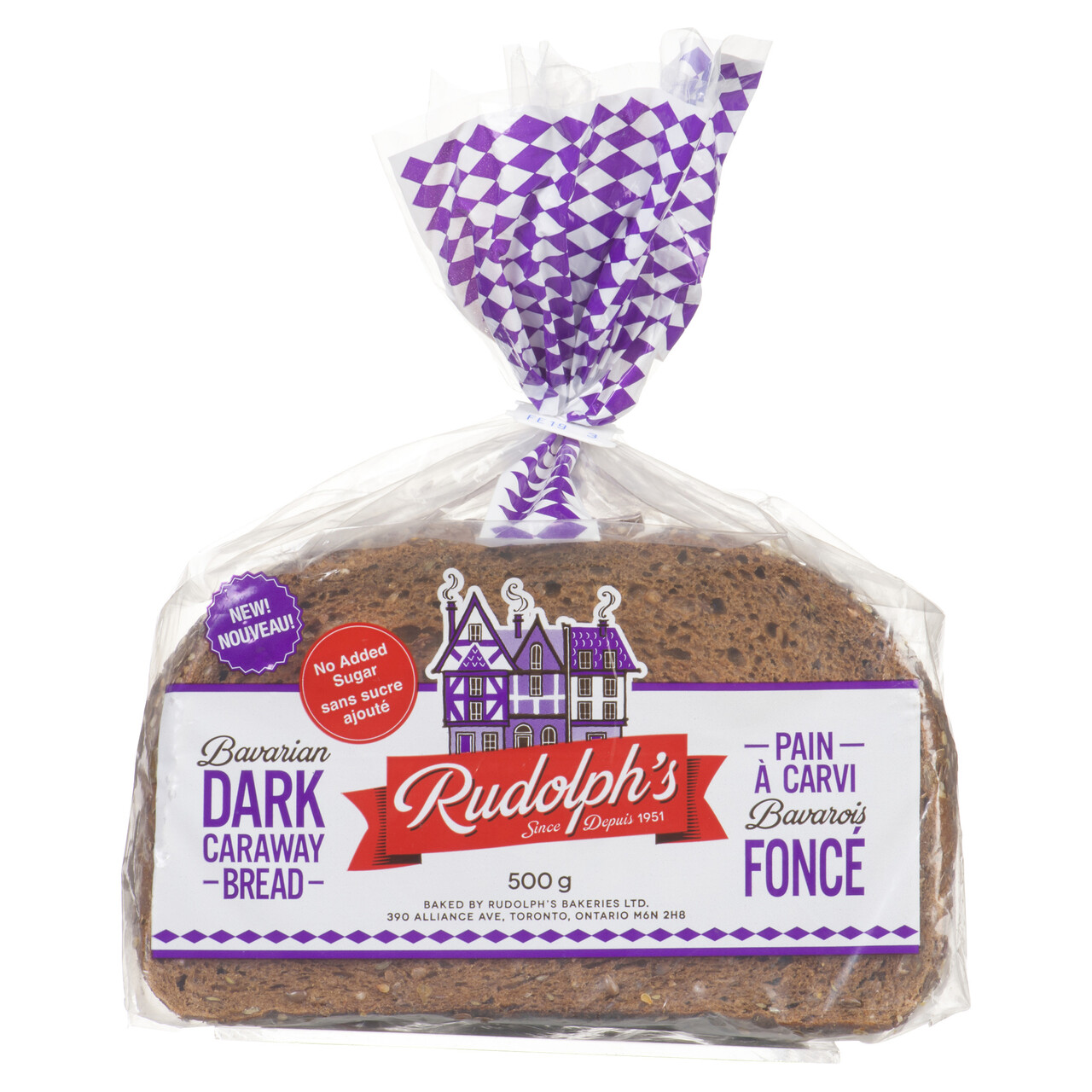 Rudolph's Bavarian Dark Caraway Bread 500 g - Voilà Online Groceries ...