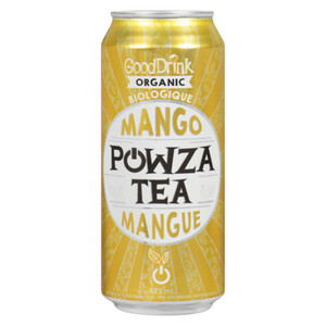 GoodDrink Organic Powza Tea Mango 473 ml (can) - Voilà Online Groceries ...