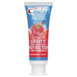 Crest Kids Anticavity Fluoride Toothpaste Strawberry Rush 85 ml - Voilà ...