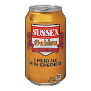 Sussex Golden Ginger Ale 355 ml (can) - Voilà Online Groceries & Offers