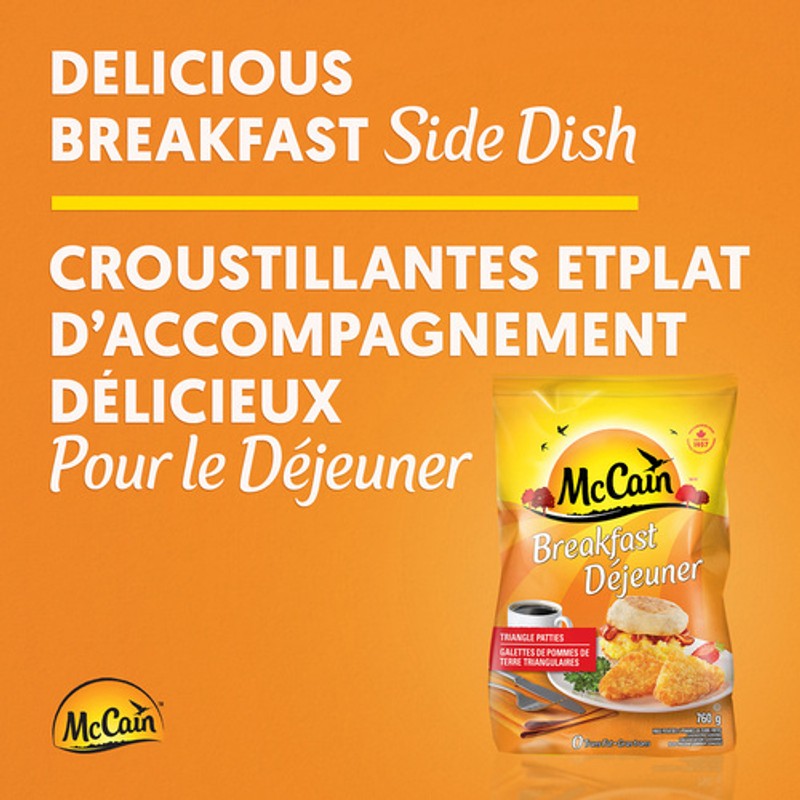 McCain Breakfast Triangle Patties 760 g (frozen) - Voilà Online ...