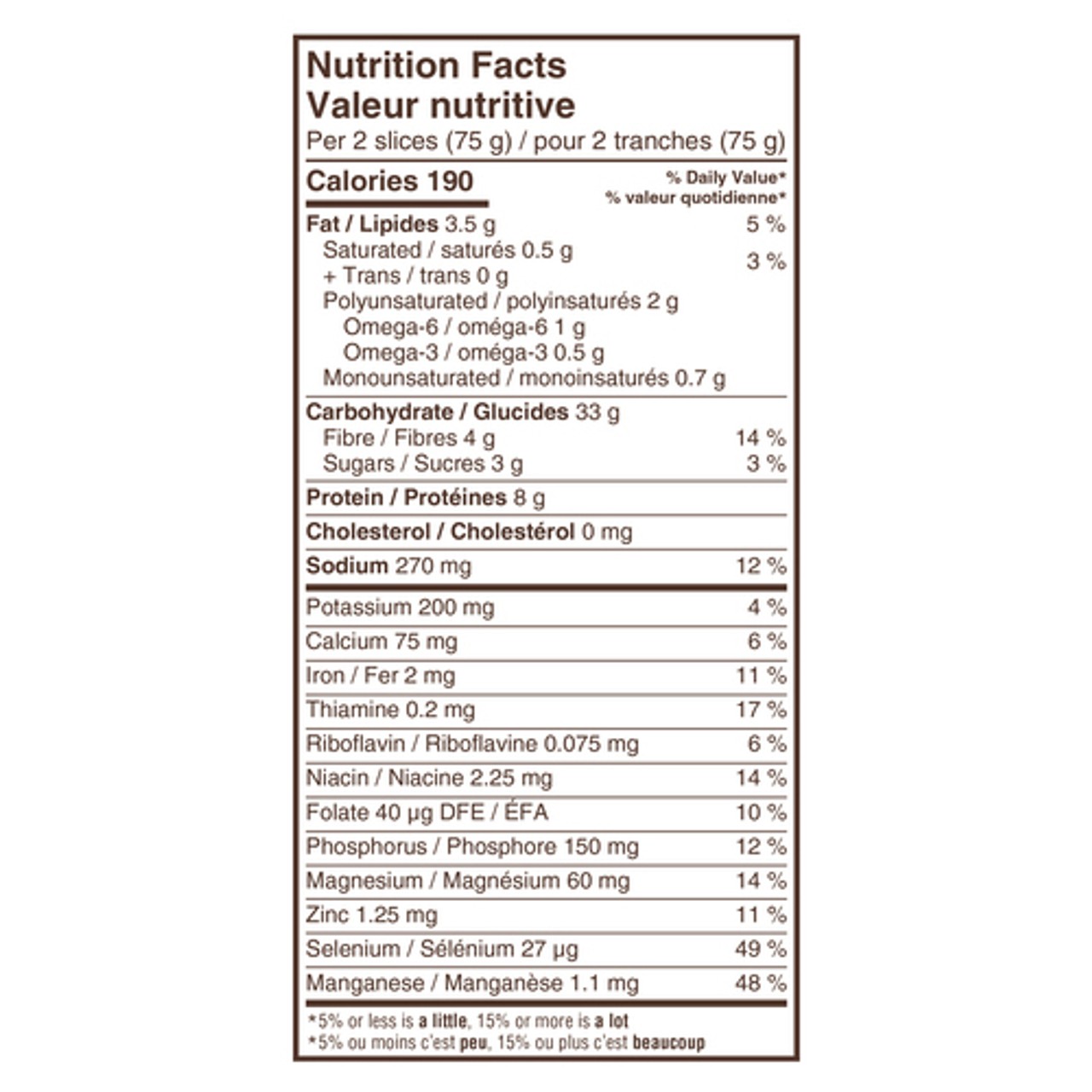 Dempster’s 100% Whole Grains Bread 12 Grain 600 g - Voilà Online ...