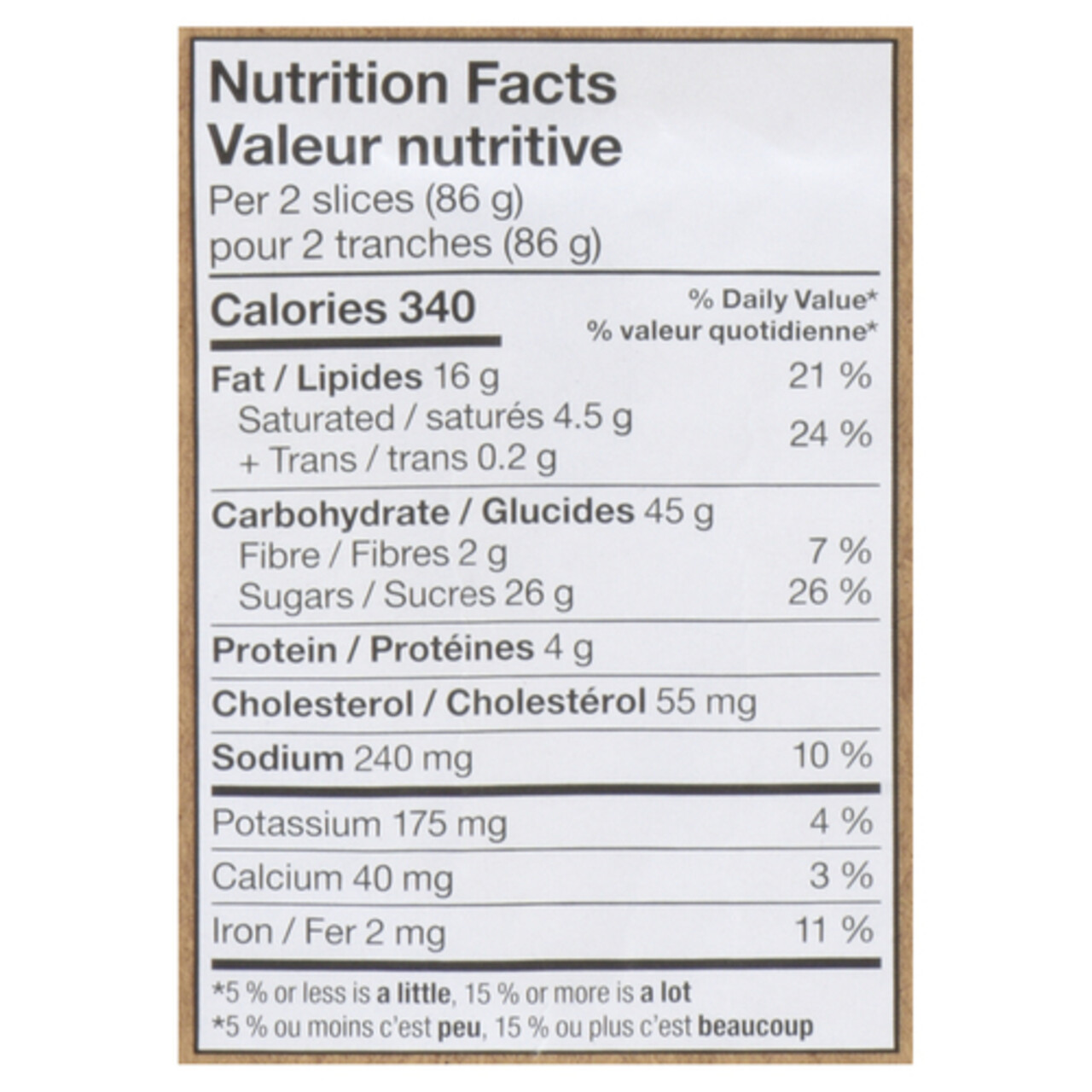 Compliments Marble Sliced Loaf Cake 344 g (frozen) - Voilà Online ...