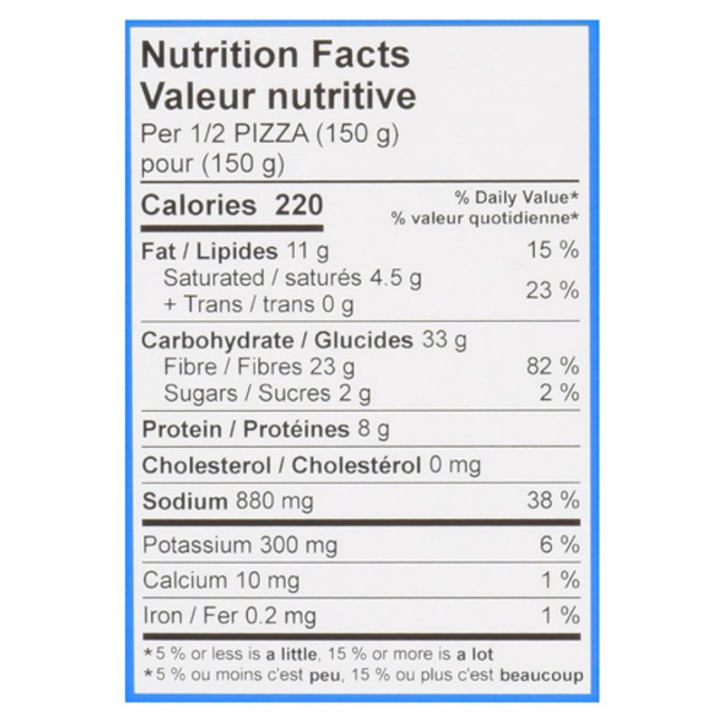 Unbun Foods Keto Gluten-Free Grain-Free Frozen Pizza Spinach Mushroom ...