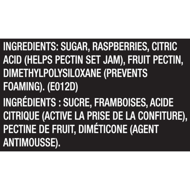 Kraft Jam Raspberry 500 ml - Voilà Online Groceries & Offers