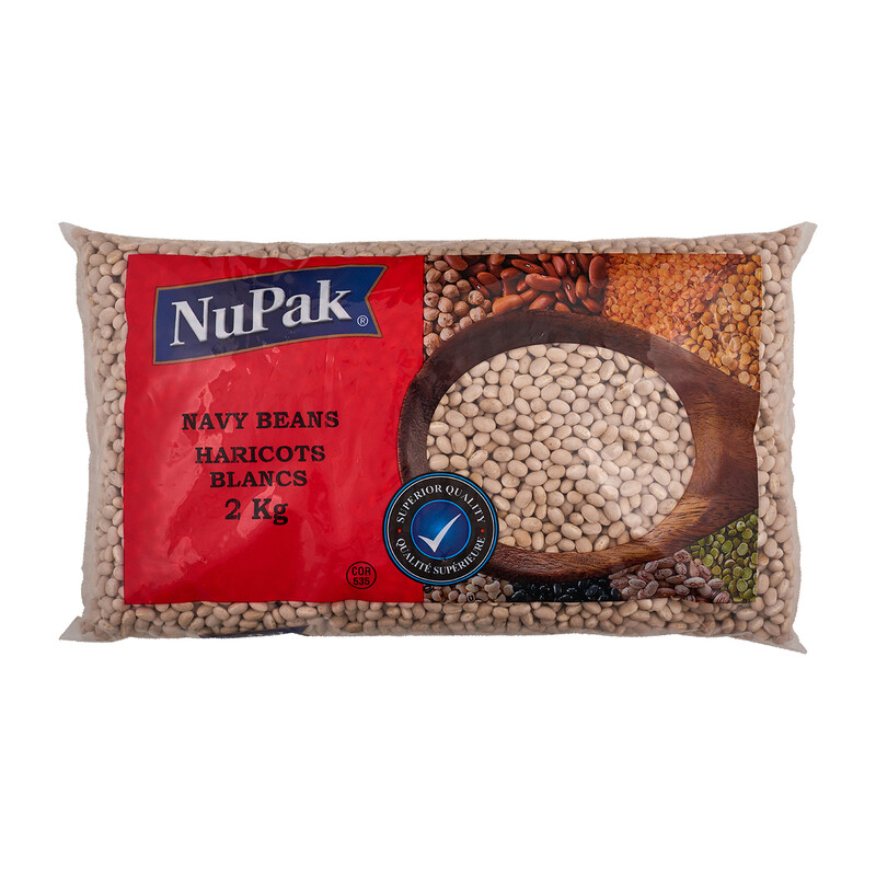 NuPak Navy Beans 2 kg - Voilà Online Groceries & Offers