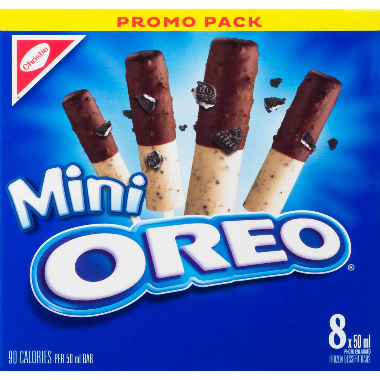 Christie Mini Ice Cream Bars Oreo 8 x 50 ml - Voilà Online Groceries ...