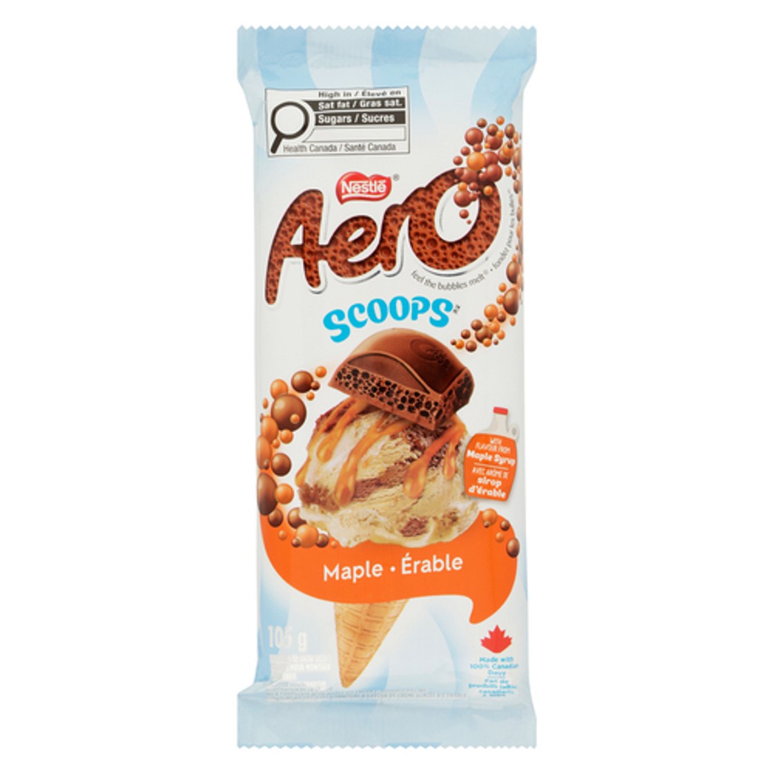 Aero Scoops Chocolate Bar Maple 105 g - Voilà Online Groceries & Offers