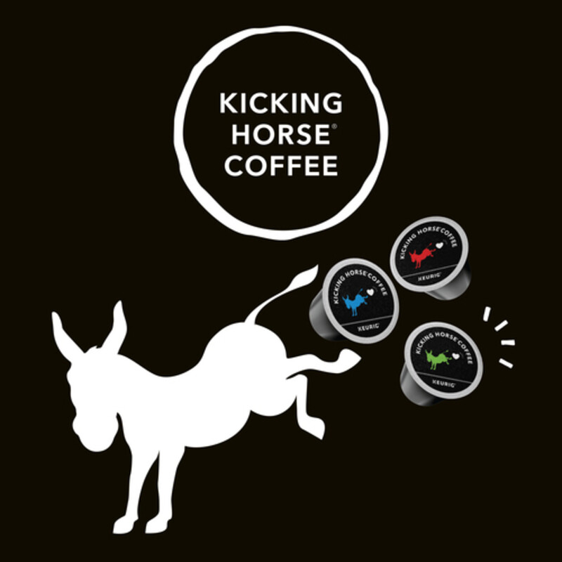 Kicking Horse Kick Ass K-Cup Coffee Pods Dark Roast 24 Count - Voilà ...
