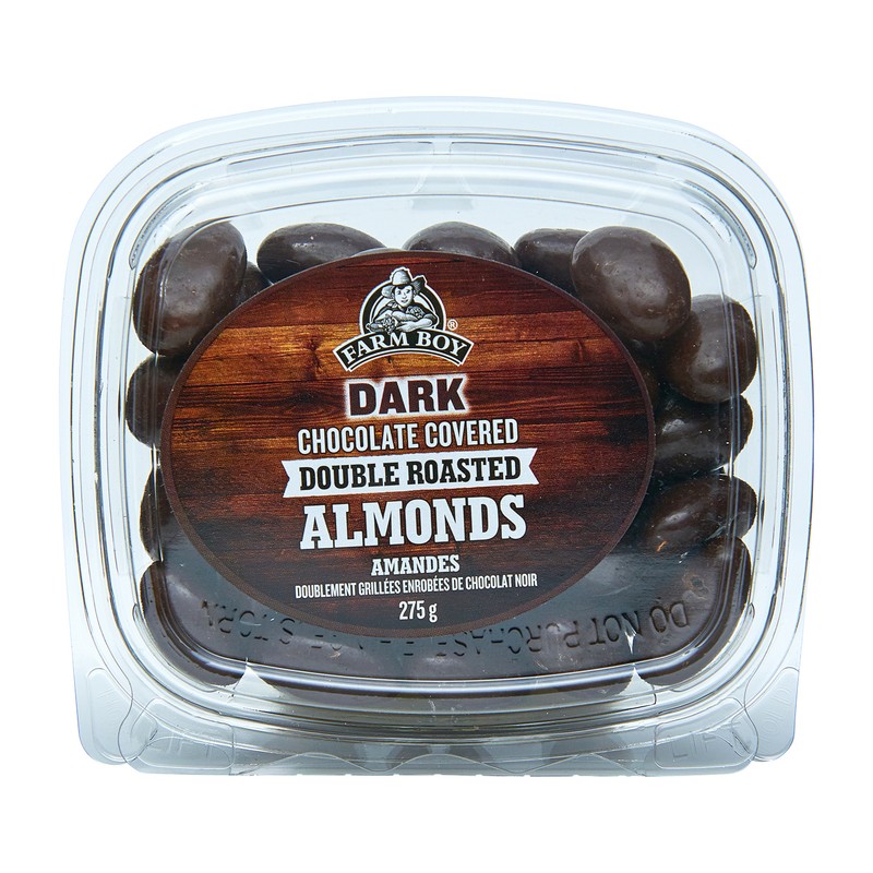 Farm Boy Double Roasted Almonds Dark Chocolate Covered 275 g - Voilà ...