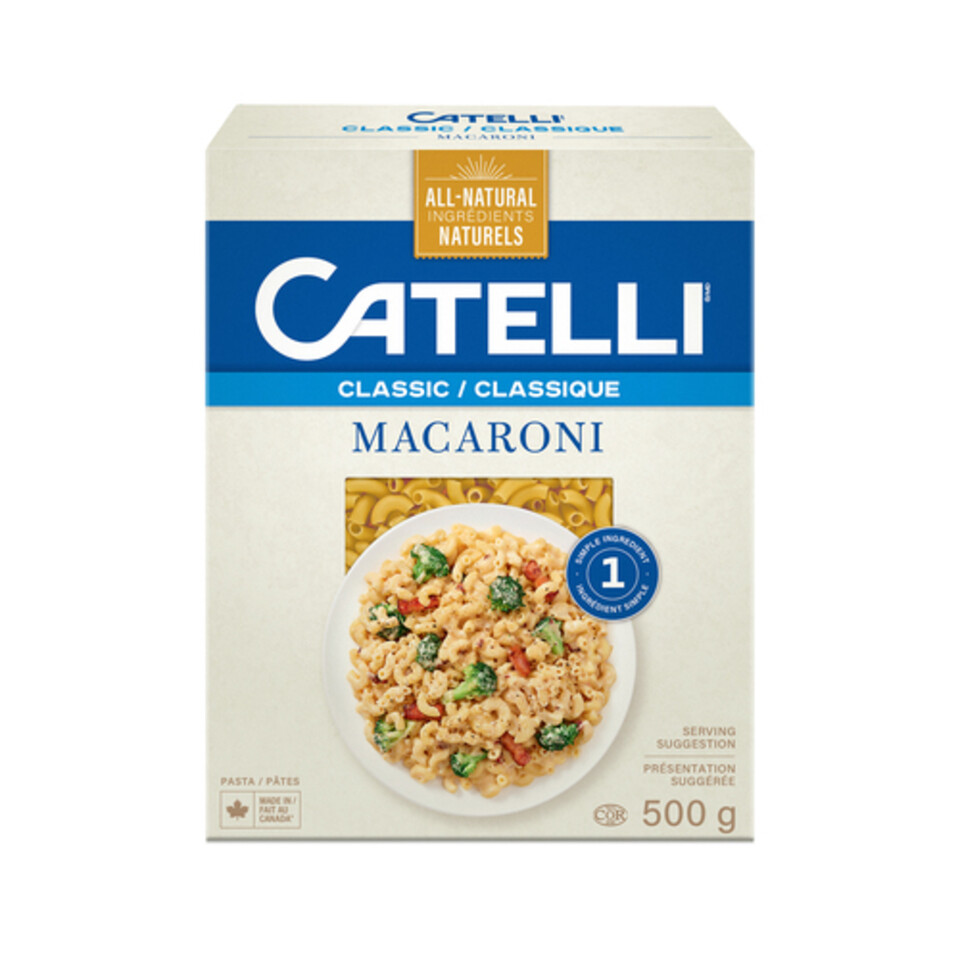 Catelli Pasta Ready Cut Macaroni 500 g - Voilà Online Groceries & Offers