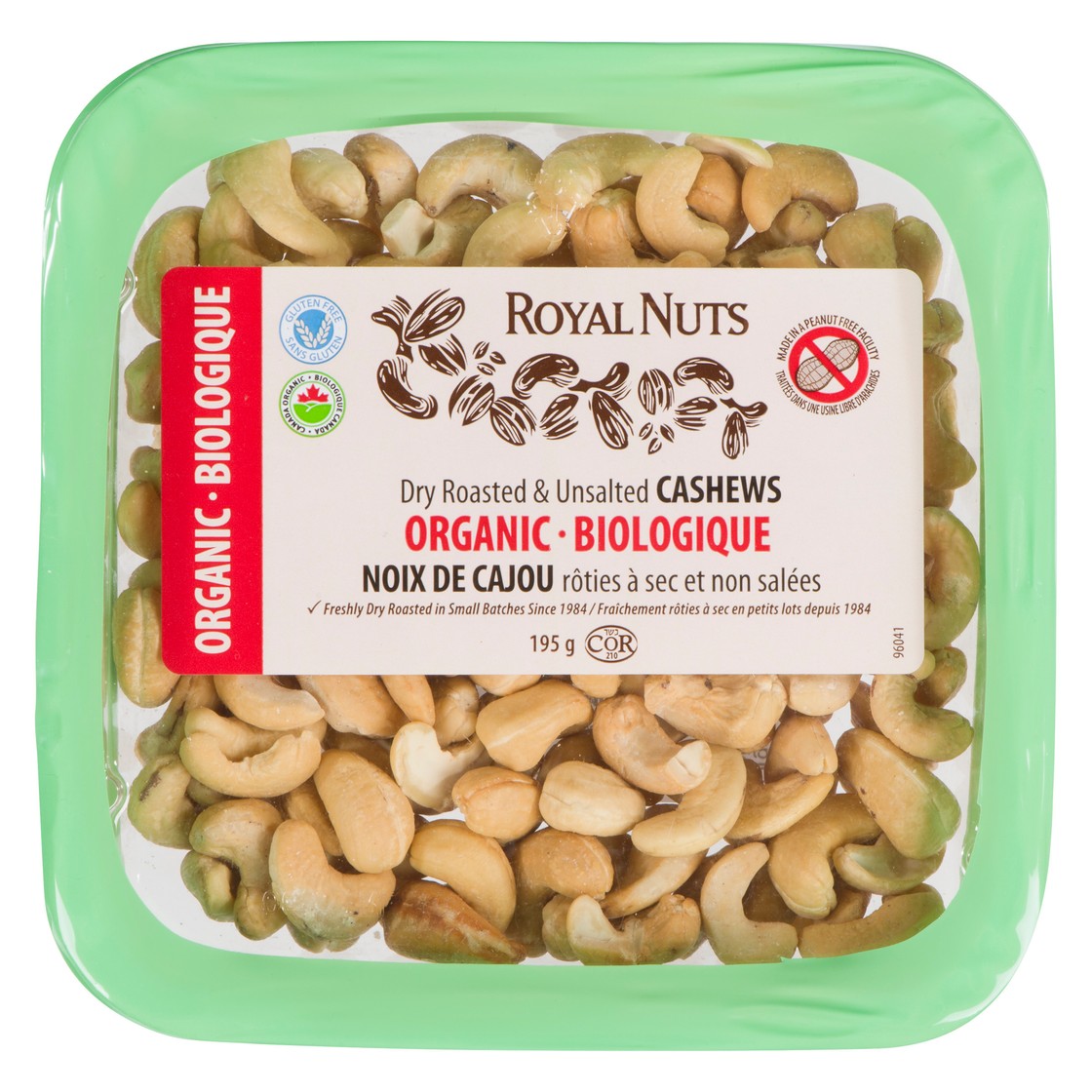 Royal Nuts Organic Cashews Unsalted Dry Roasted 195 g - Voilà Online ...