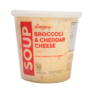 Longo's Soup Broccoli Cheddar 700 ml - Voilà Online Groceries & Offers