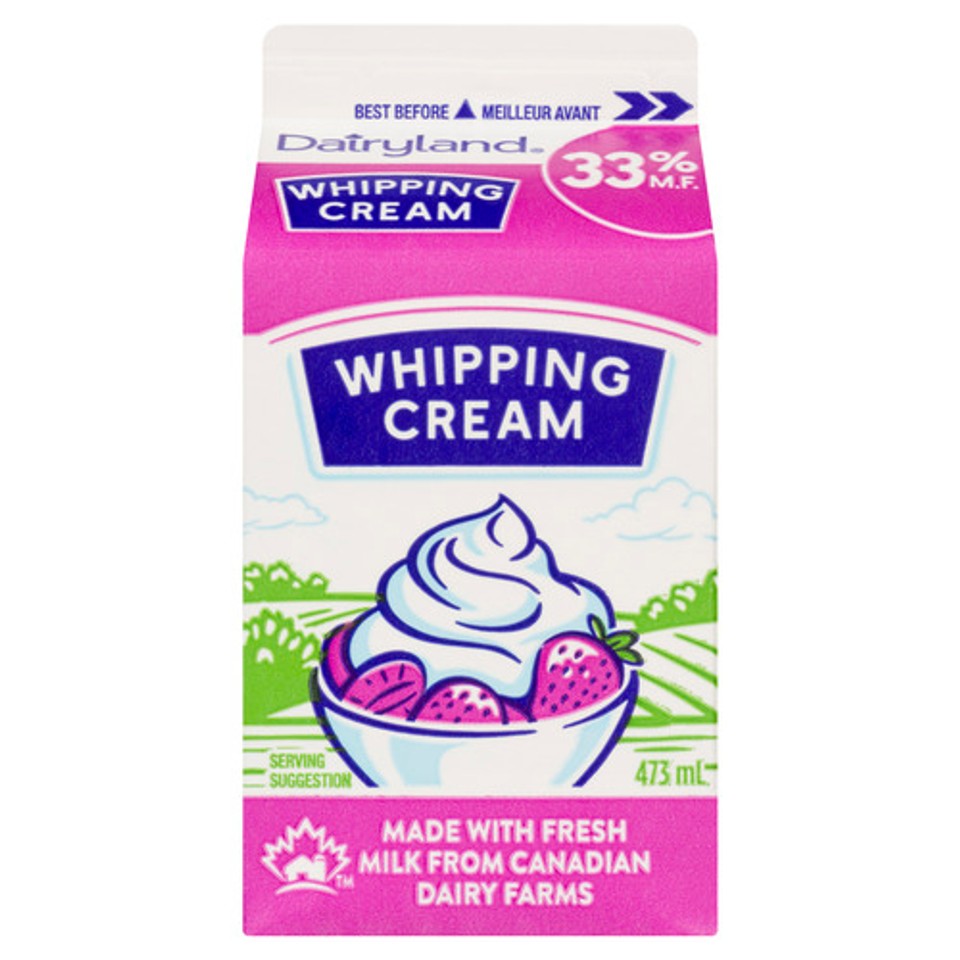 Dairyland Whipping Cream 473 ml - Voilà Online Groceries & Offers