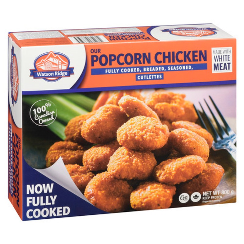Watson Ridge Frozen Popcorn Chicken Breaded Fully Cooked 800 g - Voilà ...