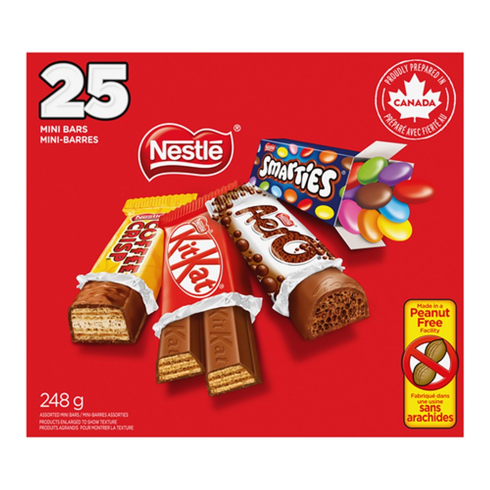 Nestle Minis Chocolate Bars 25 Count 248 g - Voilà Online Groceries ...