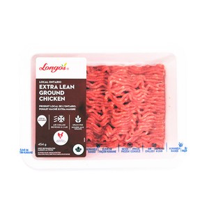 Longo's Chicken Ground Extra Lean 454 g - Voilà Online Groceries & Offers