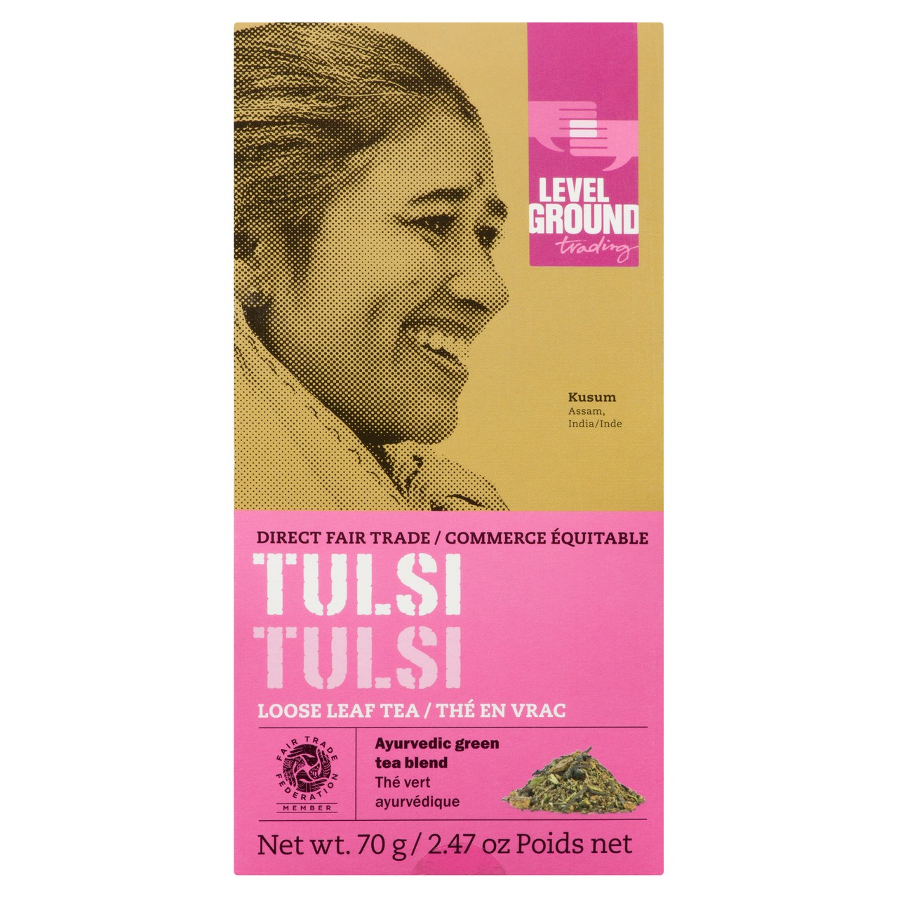 Level Ground Trading Tulsi Loose Leaf Tea 70 g - Voilà Online Groceries ...