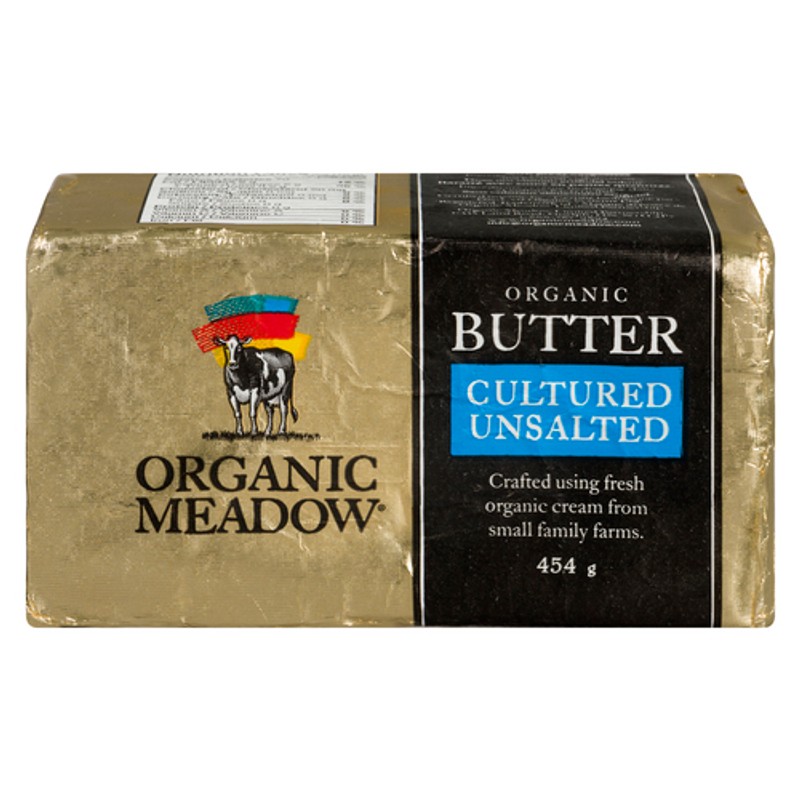 Organic Meadow Organic Butter Unsalted 454 g - Voilà Online Groceries ...