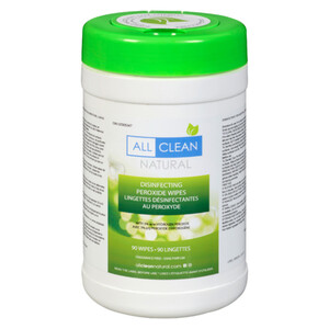 All Clean Natural Disinfecting Peroxide Wipes 90 EA - Voilà Online ...