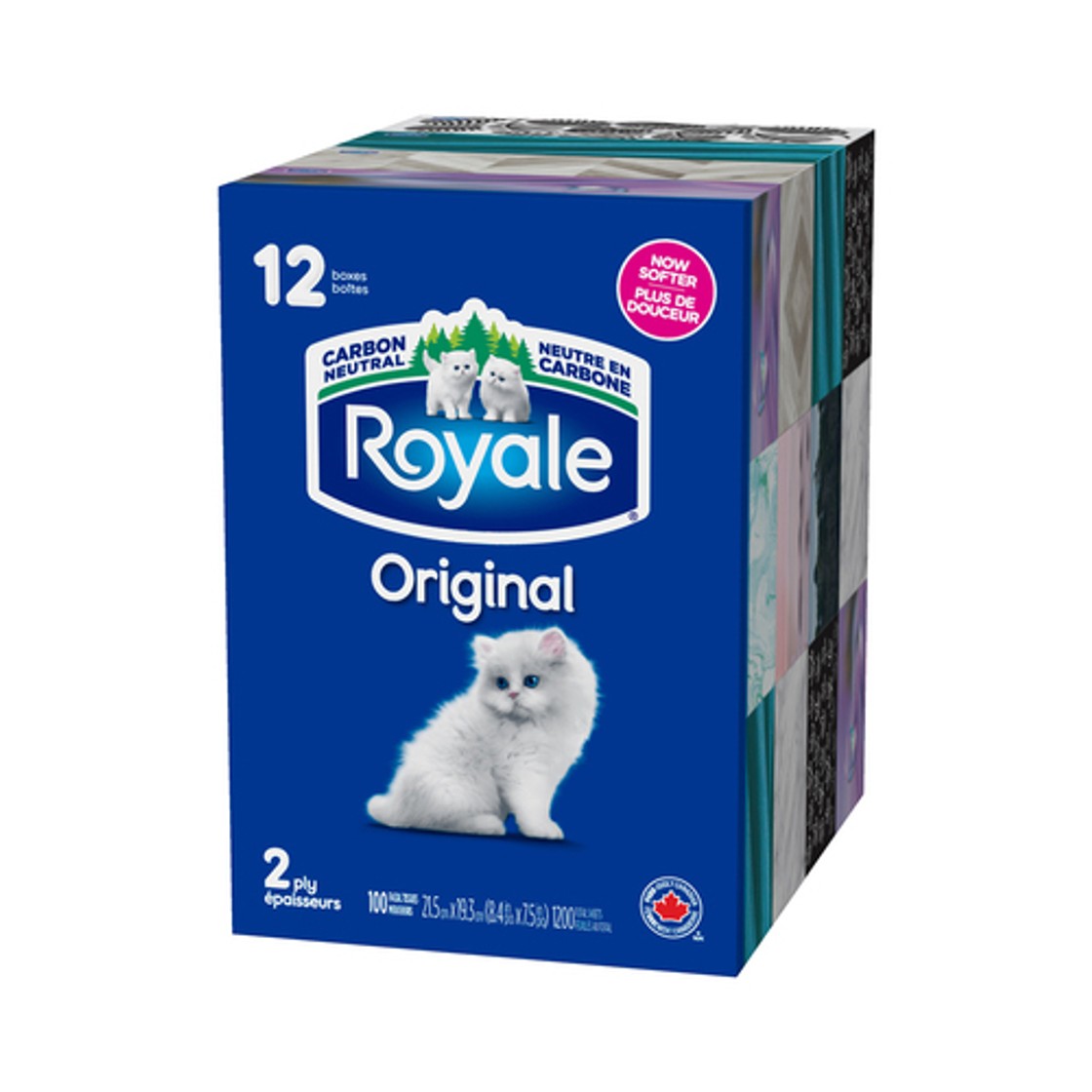 Royale Original Facial Tissue 2-Ply 12 Boxes x 100 Sheets - Voilà ...