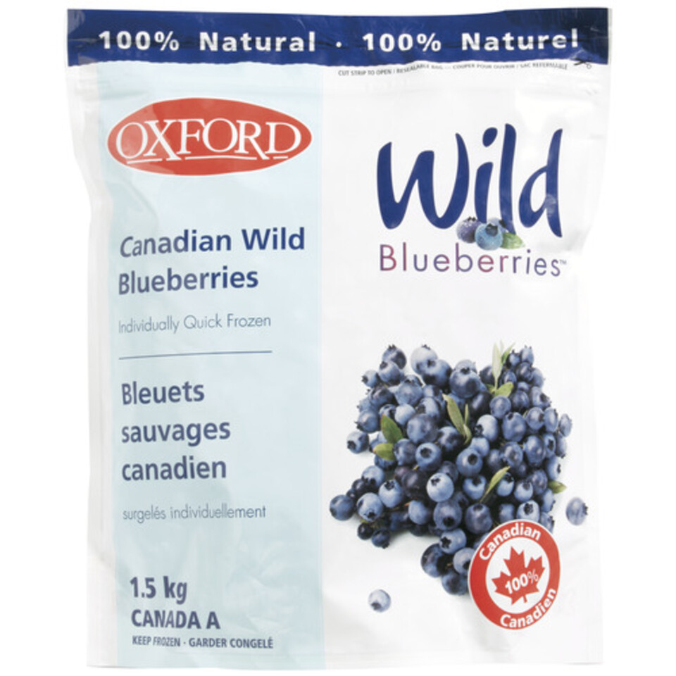Oxford Frozen Wild Blueberries 1.5 kg - Voilà Online Groceries & Offers