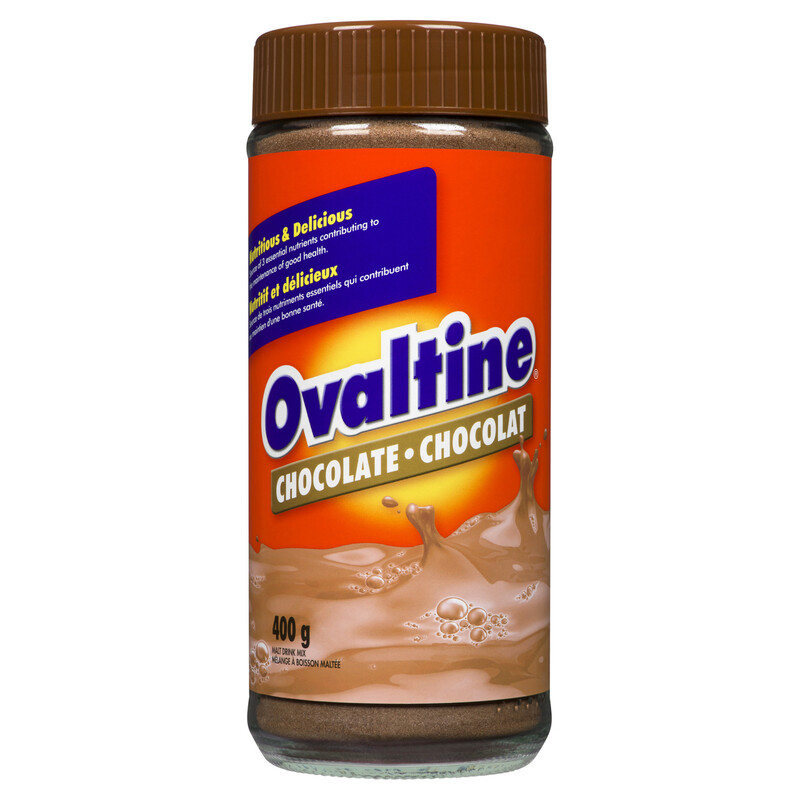 Ovaltine Malt Drink Mix Chocolate 400 g - Voilà Online Groceries & Offers