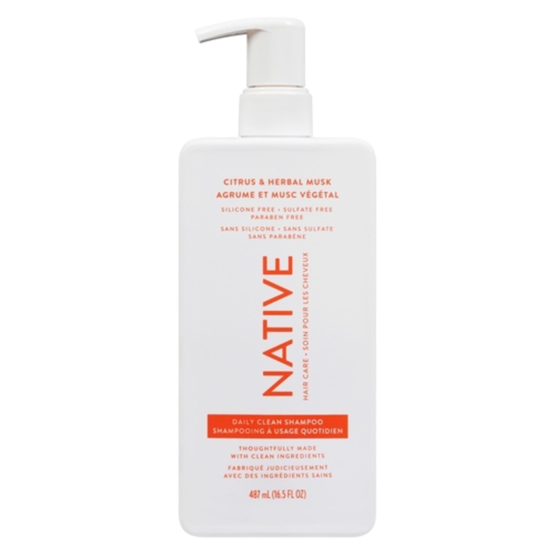 Native Shampoo Citrus & Herbal Musk 487 ml - Voilà Online Groceries ...