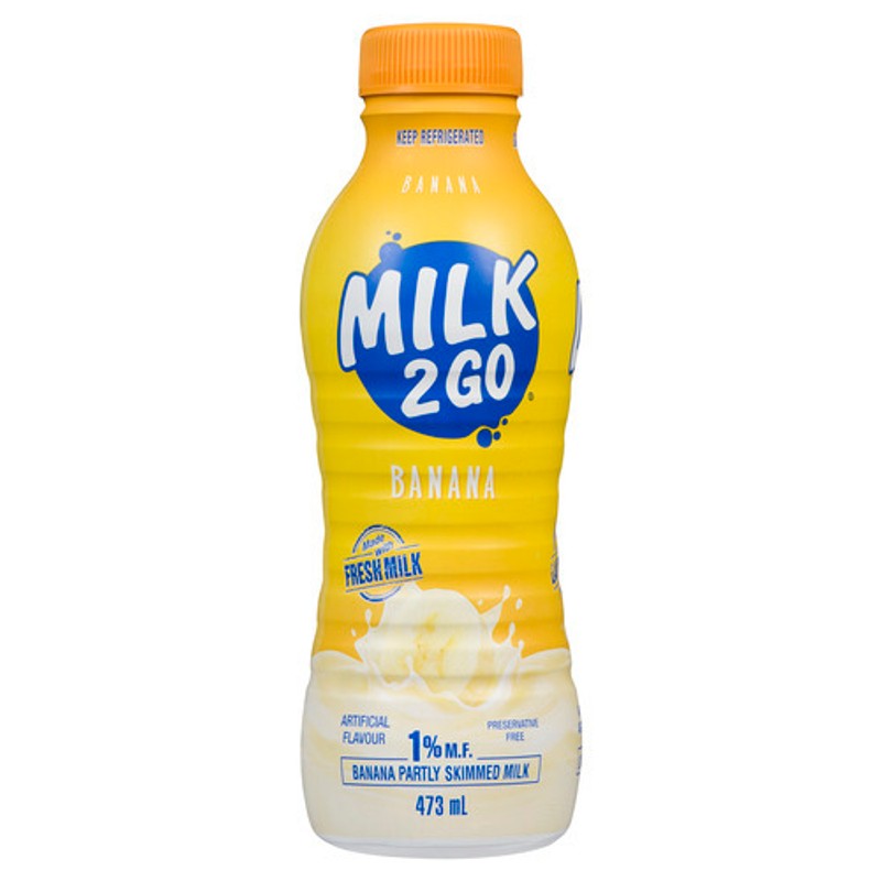 Milk 2 Go 1% Milk Banana Blast 473 ml - Voilà Online Groceries & Offers