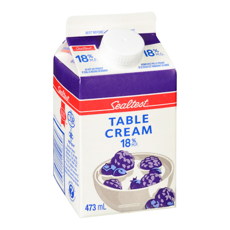 Sealtest 18% Table Cream 473 ml - Voilà Online Groceries & Offers