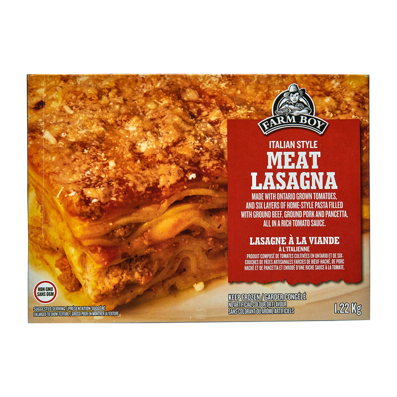 Farm Boy Meat Lasagna Italian Style 1.22 kg (frozen) - Voilà Online ...