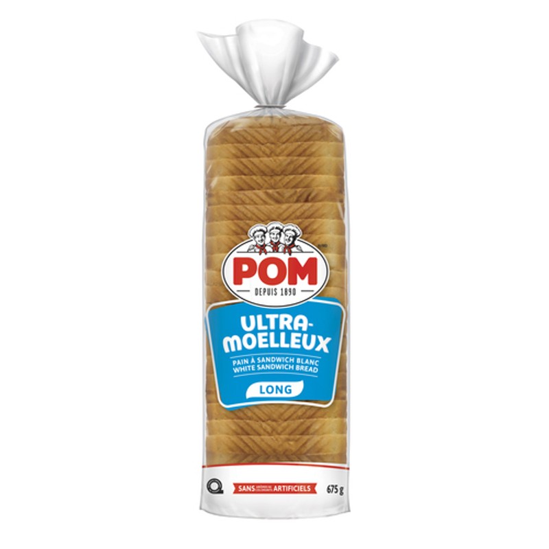 POM White Sandwich Bread Sliced Ultra Moelleux 675 g - Voilà Online ...