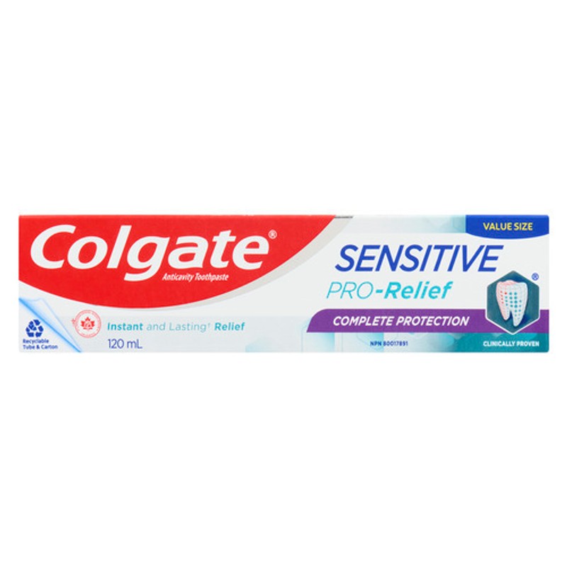 Colgate Sensitive Pro-Relief Toothpaste Complete Protection 120 ml ...