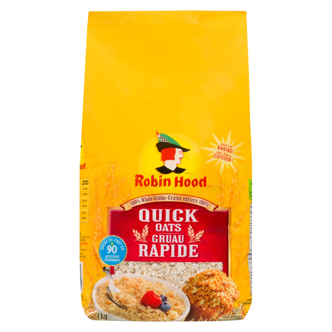 Robin Hood Quick Oats 1 kg - Voilà Online Groceries & Offers